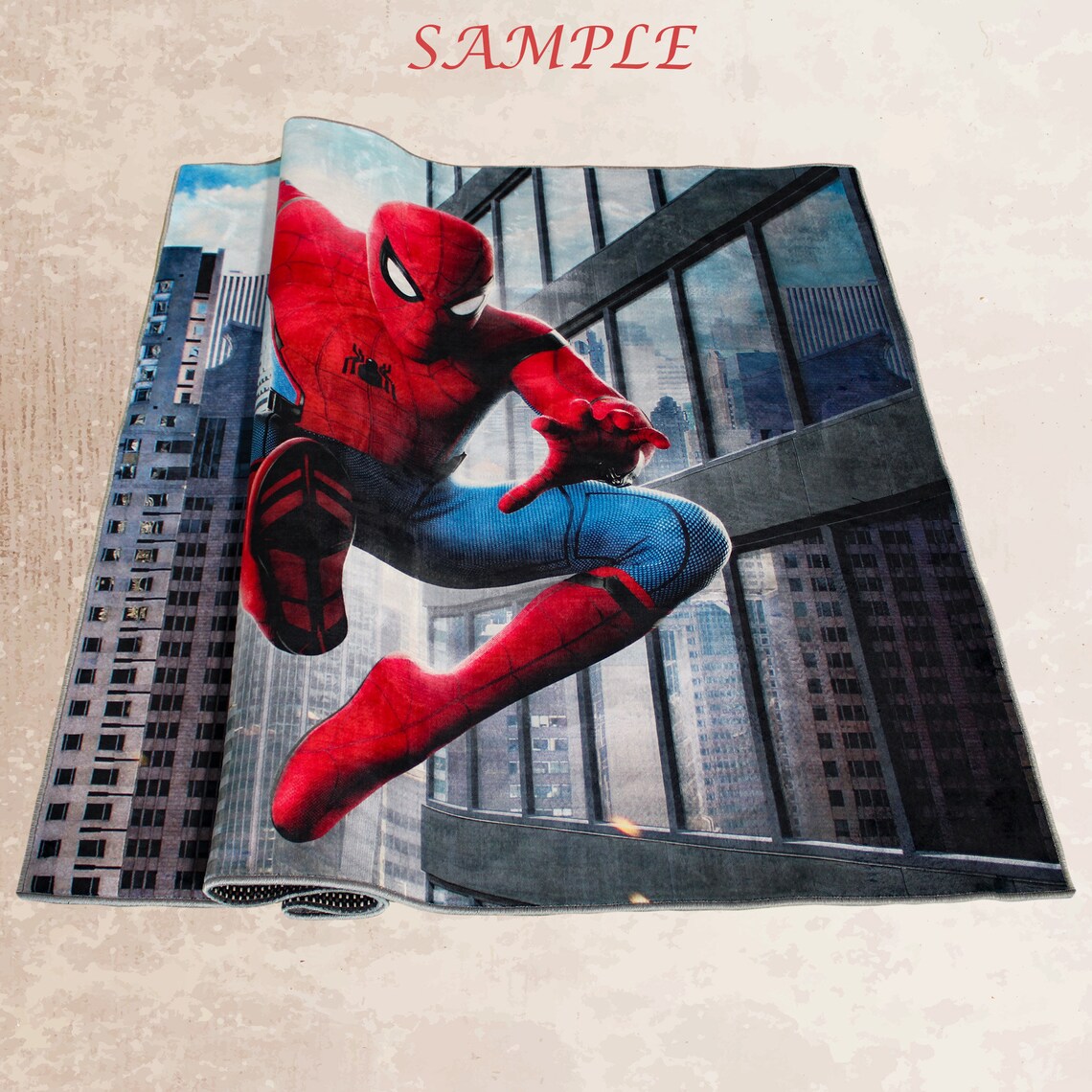 Spiderman Spiderman Rugspider Man Rug Area Rug Popular - Etsy