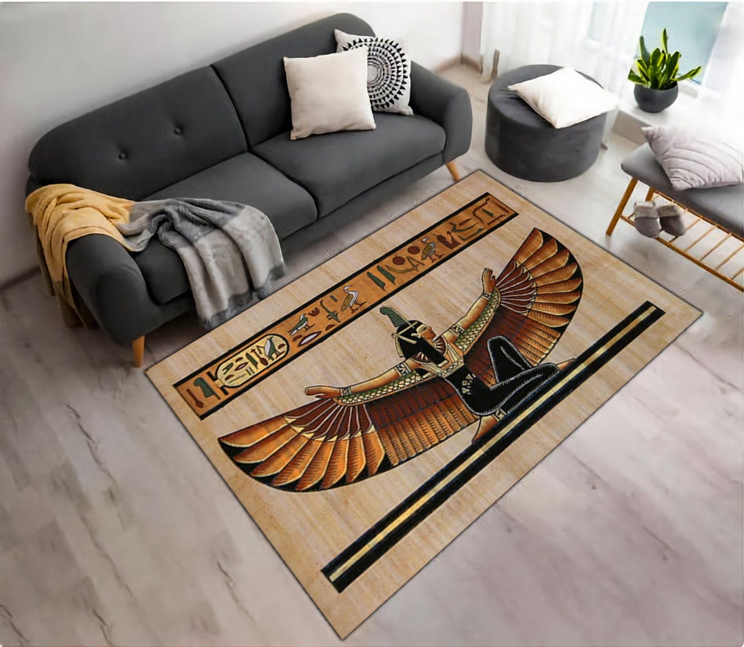 Ancient Egyptian Rug Pyramid Pattern Rugpattern Rug Antique - Etsy