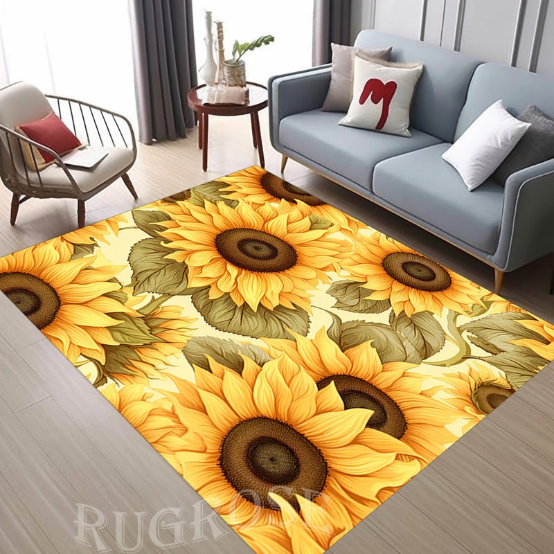 Flower Rug - Etsy