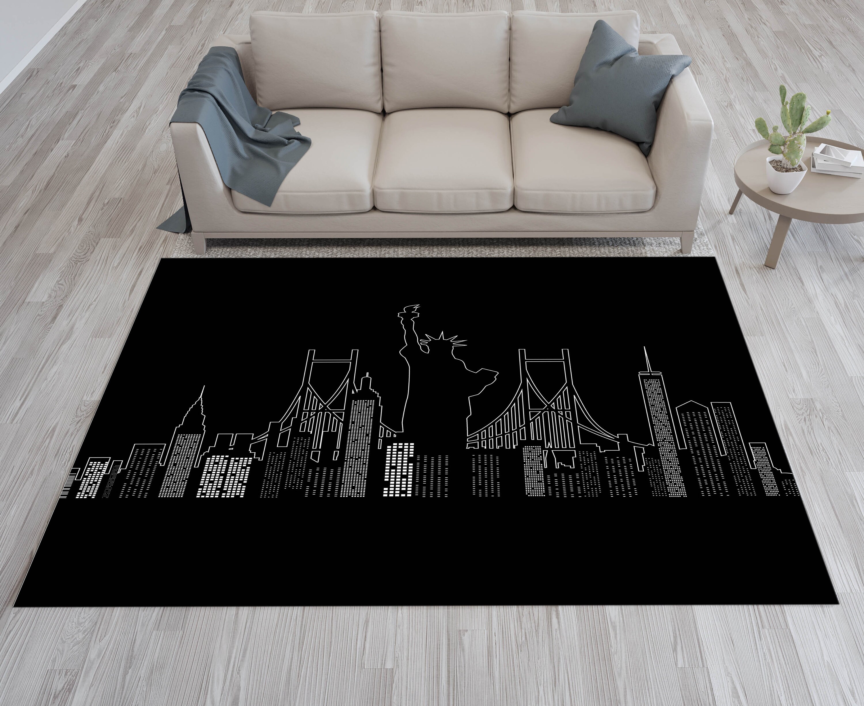 Statue of Liberty Statue of Liberty Rug New York Decor Rug - Etsy