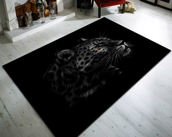 Black Panther Rug - Etsy