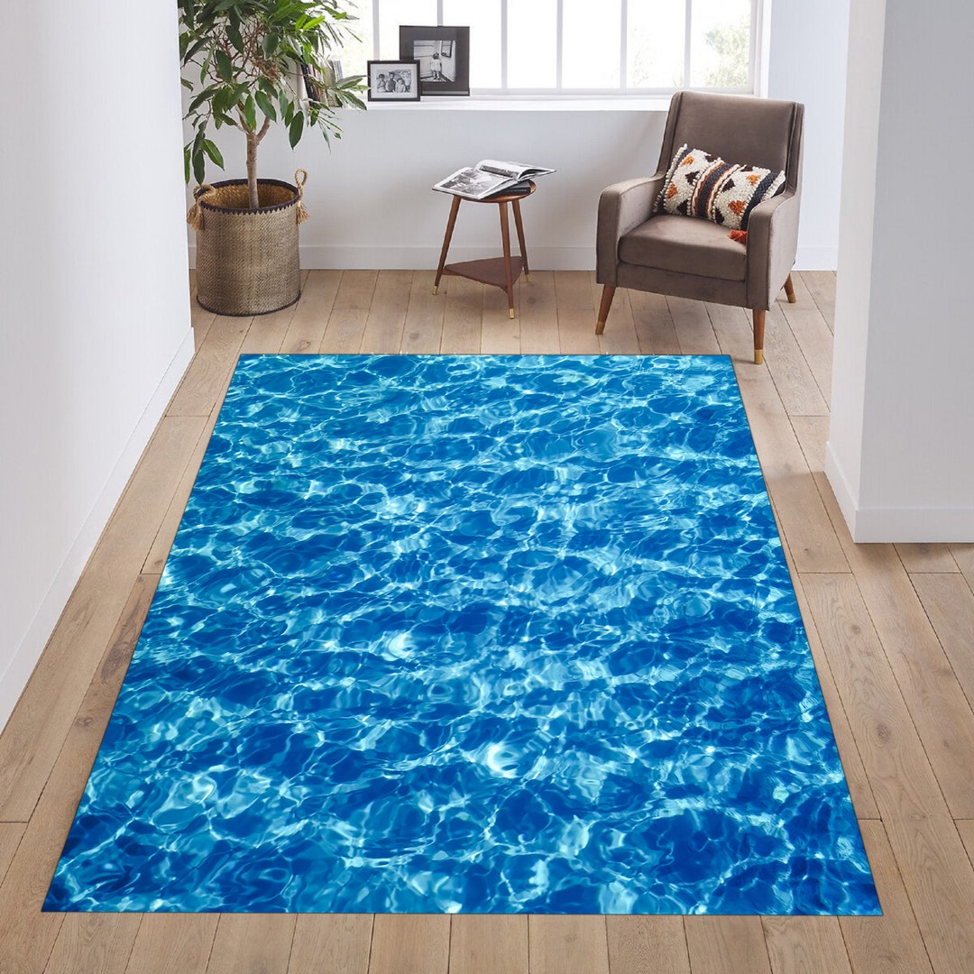 Sea, Sea Rug, Clear Sea Rug, Sea Look Rug, Beach Rug, Summer Rug,gift ...