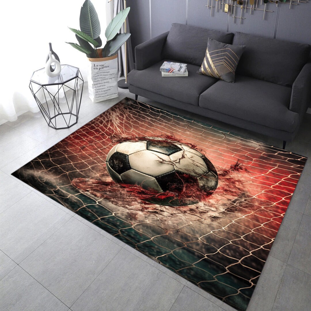Soccer Rug, Football Rug, Football Field Ball, Football Ball Rug ...