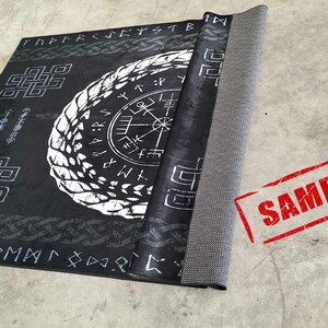 Scandinavian Mythology, Scandinavian Motifs, Viking,viking Pattern Rug ...