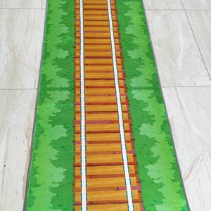 Train Tracks, Train Track Rug, Train Tracks Pattern Rug,train Track ...