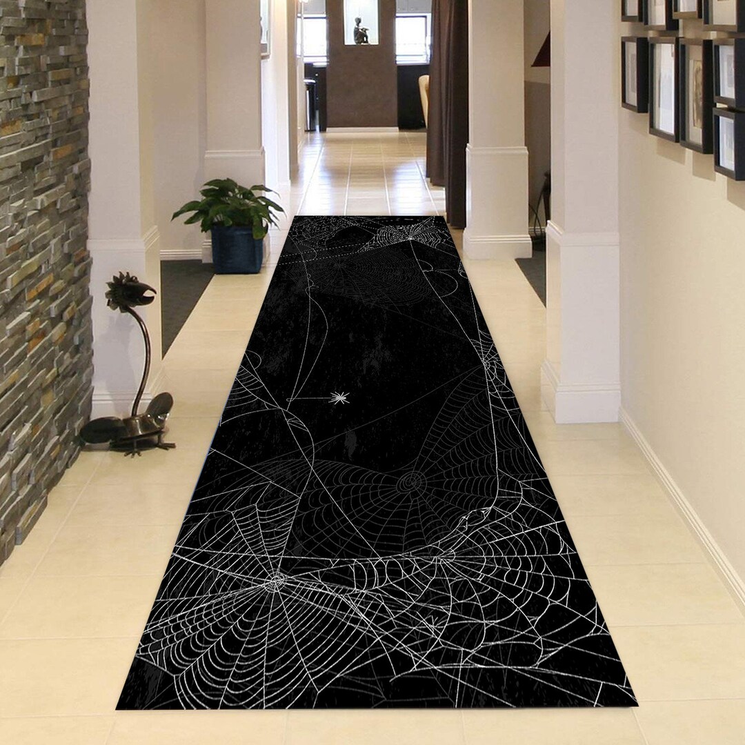 Spider Webs, Spiderman Rug, Gift Hallway Rug, Long Rug, Kids Runner ...