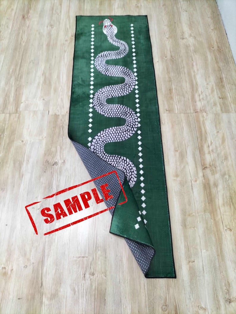 Snake Runner Rug, Modern Hallway Decor - Etsy