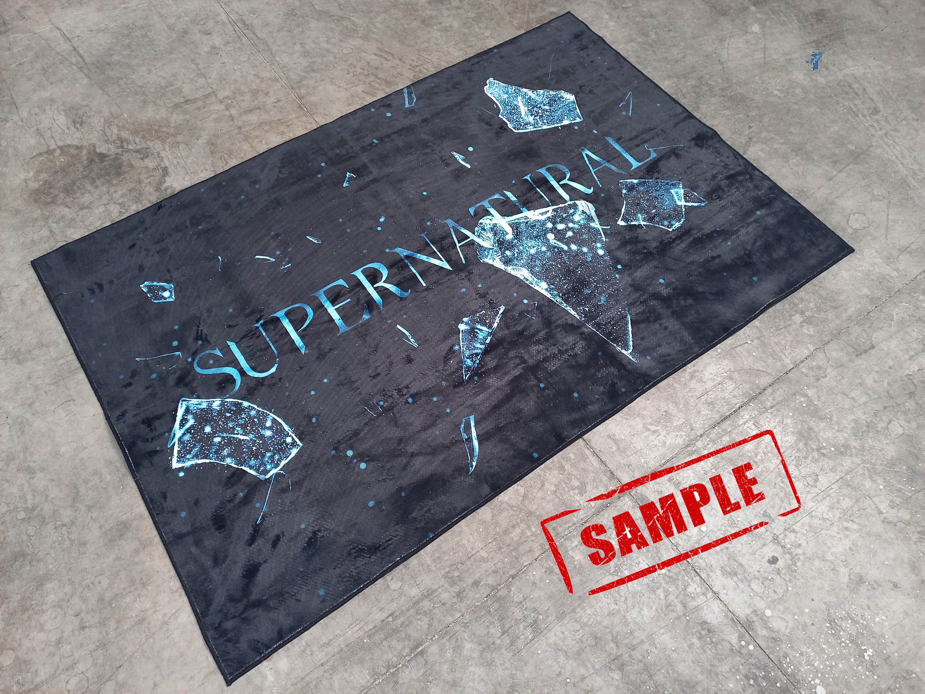 Supernatural Devil's Trap Rug, Pentacle Star Symbol Rug - Etsy
