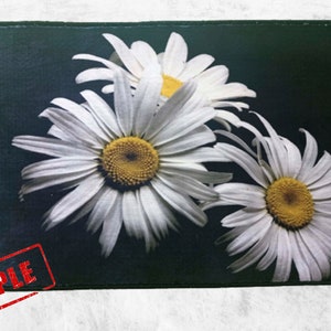 Daisy Rug, Daisy Patterned Rug, Flower Carpet, Living Room Rug, Home ...