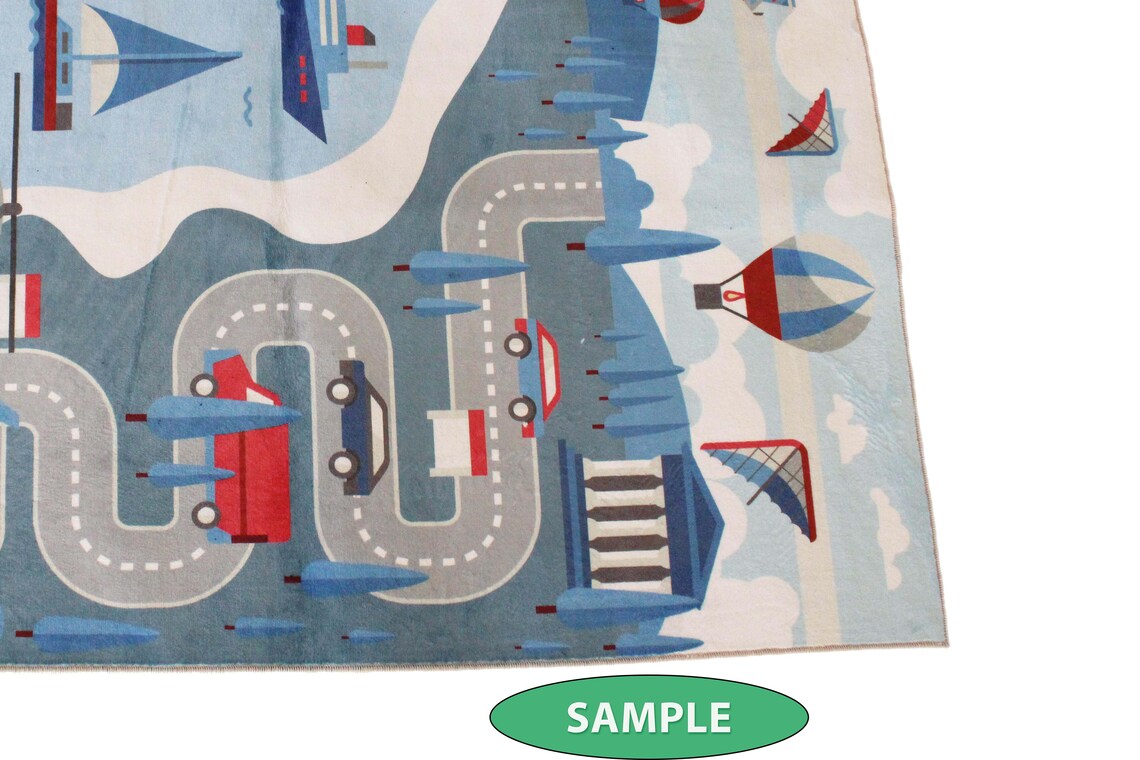 Nautical Ship Anchor Nautical Rugkids Room Rug Nautical - Etsy