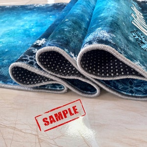 Christmas Runner Rug, Christmas Rug, Christmas Area Rug, Christmas ...