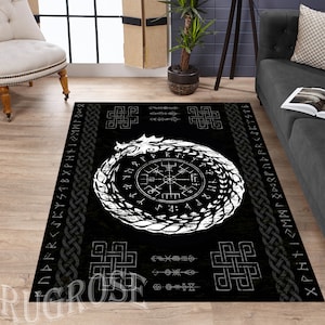 Scandinavian Mythology, Scandinavian Motifs, Viking,viking Pattern Rug ...