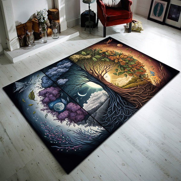 Tree of Life Rug - Etsy