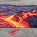 Lava Rug, Hot Lava Rug,volcano Floor Rug, Lava Pattern Rug, Home Decor ...