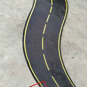 Race Track, Race Track Rug,curvy Racing Road,hallway Rug,long Racetrack ...