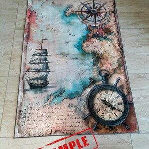 Old Maps, Compass, Compass Themed Rug, Nautical, Nautical Rug,ship ...