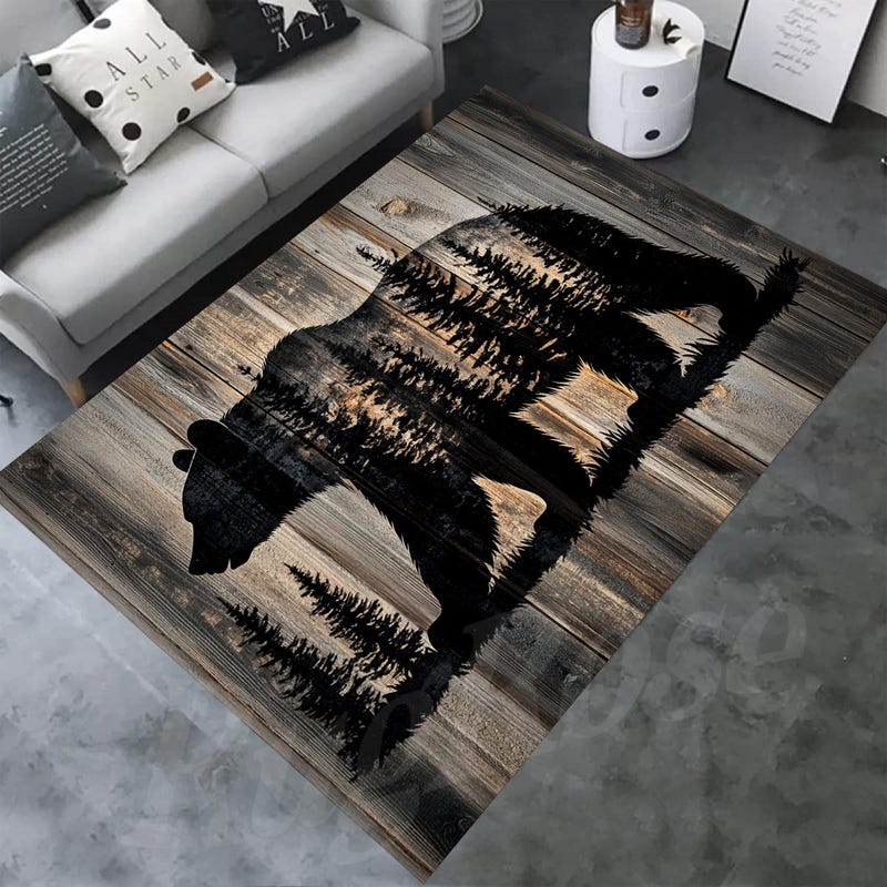 Animal Pattern Area Rug - Etsy