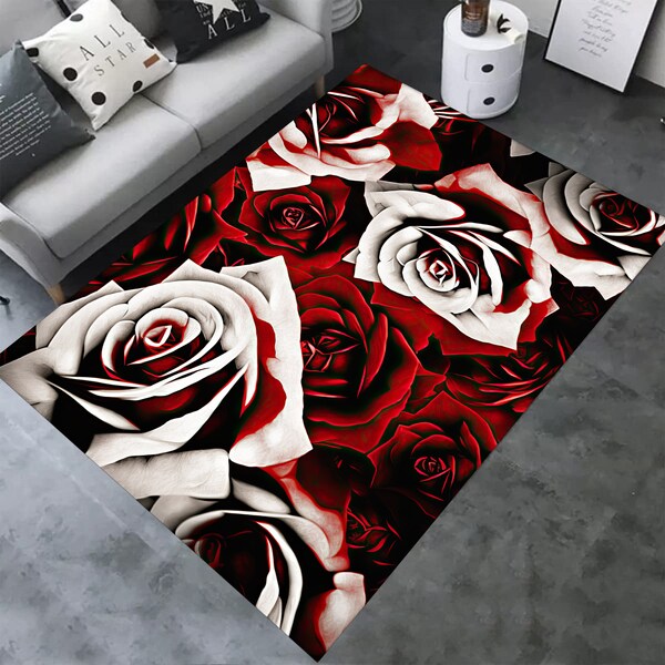 Red and Black Roses - Etsy