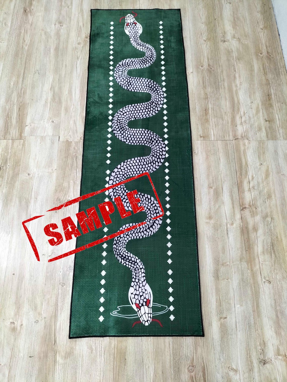 Snake Runner Rug, Modern Hallway Decor - Etsy