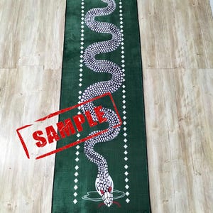 Snake Rug, Snake Runner Rug, Snake Design Rug, Gift Runner Rug, Hallway ...