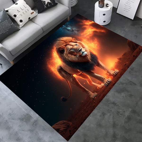 Lion Rug - Etsy