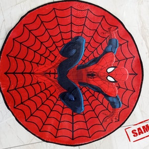 Spiderman, Spiderman Rug,spider Man Rug, Area Rug, Popular Rug, Round ...