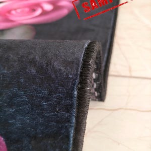 Pink Roses, Pink Roses Rug, Pink Roses Runner Rug, Roses Long Rug ...