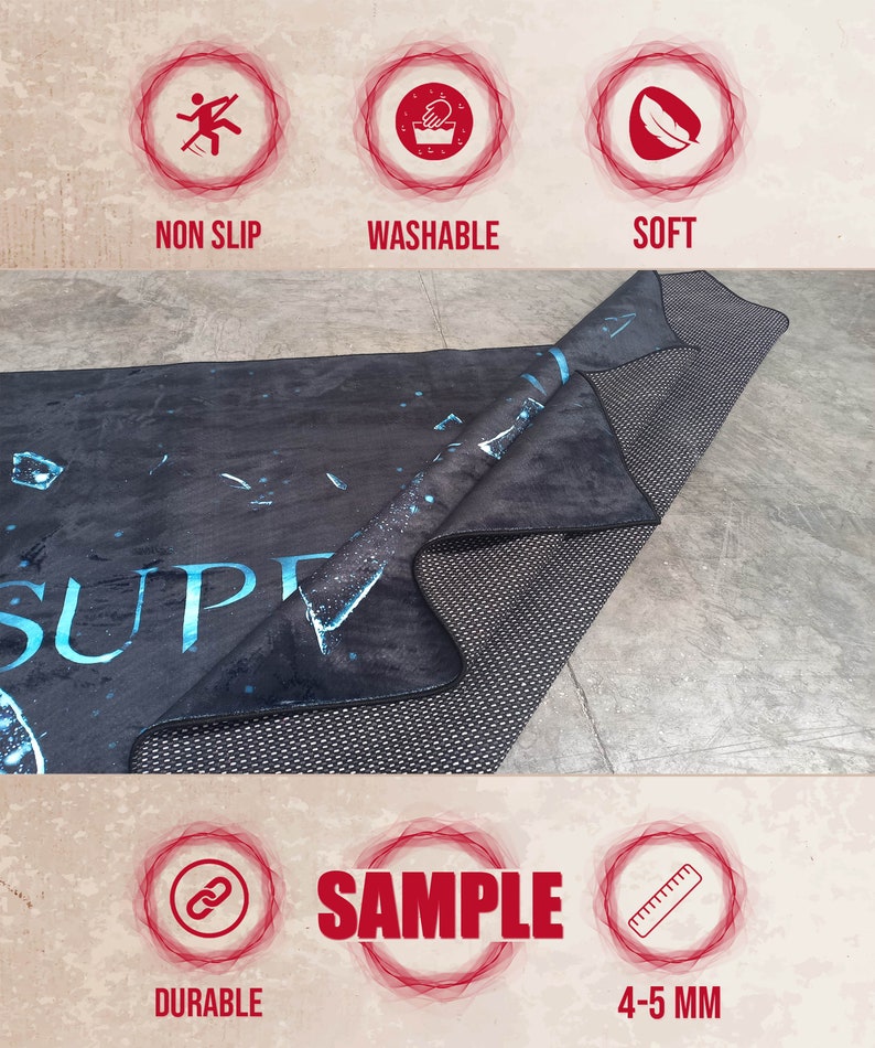 Supernatural Devil's Trap Rug, Pentacle Star Symbol Rug - Etsy