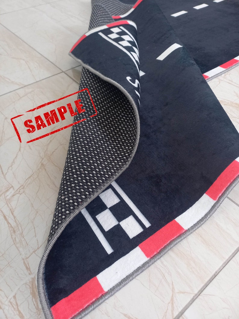 Road Rug Runner, Non-slip Cotton Base, Kids Game Room - Etsy