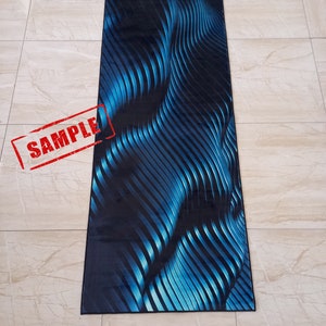 Optical Illusion Rug, Runner Rug, Hallway Rug, Vortex Rug, Long Rug,3d ...