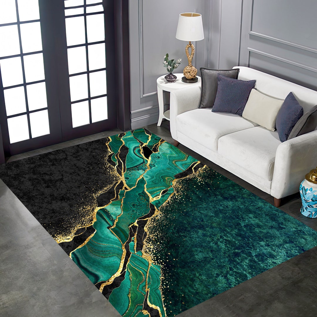 Marble Design Rug,marble Effect Rug,marble, Stone Pattern Themed Rug ...
