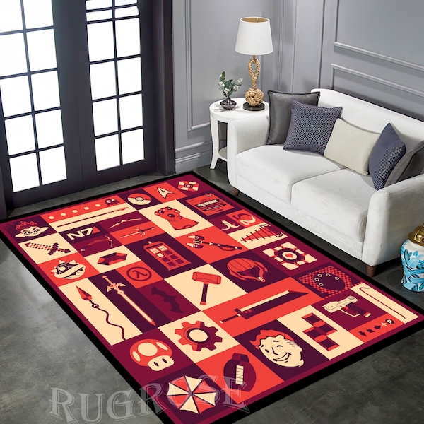Gamer Rug - Etsy