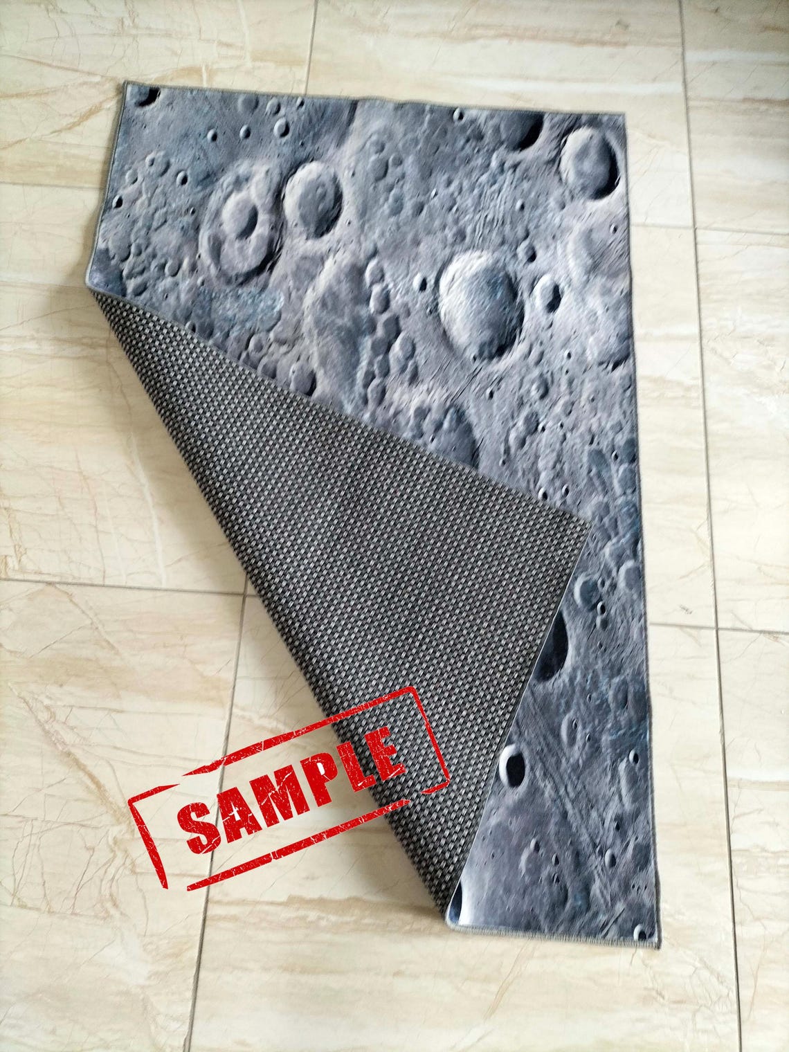Moon Crater Pattern Rug, Space Theme, Kids Room Decor - Etsy