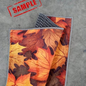 Fall Rug, Autumn Rug, Leaf Pattern Rug, Decor Leaves Rug, Living Room ...