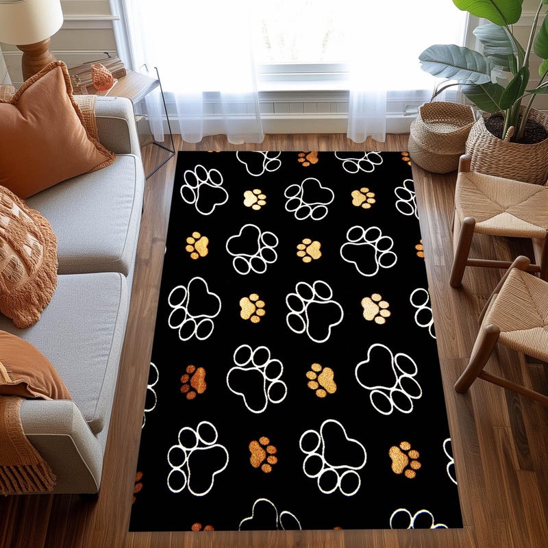 Paw Rug - Etsy