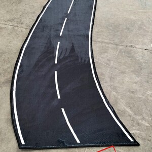 Race Track, Race Track Rug,curvy Racing Road,hallway Rug,long Racetrack ...