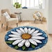 Daisy Rug, Daisy Patterned Rug, Mosaic Daisy Rug, Mosaic Pattern Rug ...
