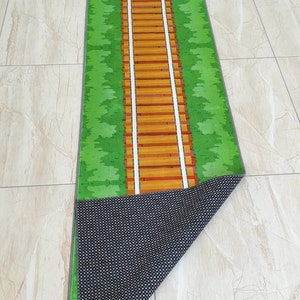 Train Tracks, Train Track Rug, Train Tracks Pattern Rug,train Track ...