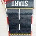 Race Track, Race Track Rug,start Line,finish Line,hallway Rug,long ...