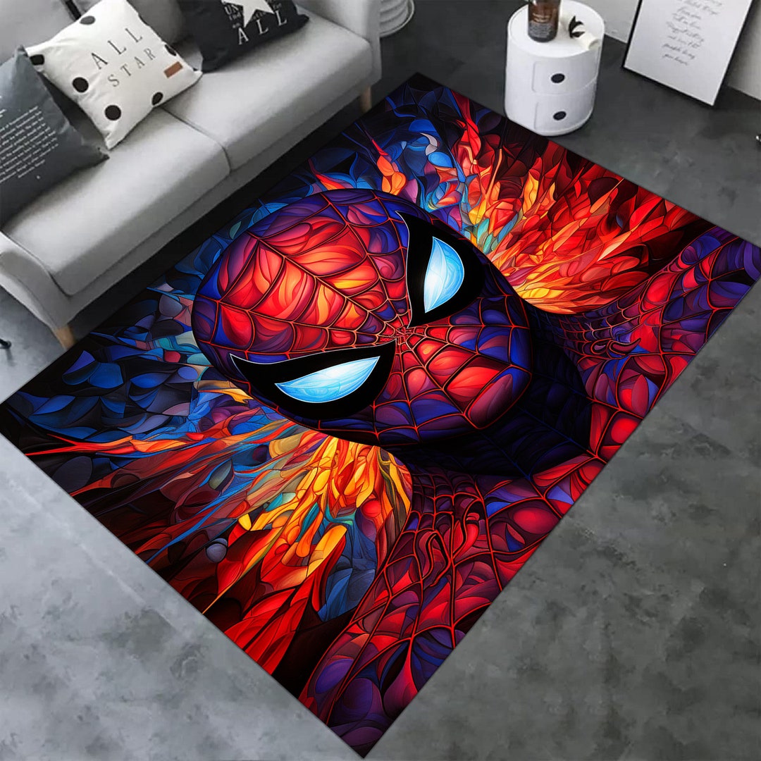 Spiderman, Spiderman Rug,spider Man Rug, Area Rug, Popular Rug, Non ...