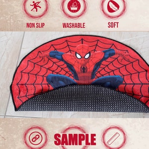 Spiderman, Spiderman Rug,spider Man Rug, Area Rug, Popular Rug, Round ...
