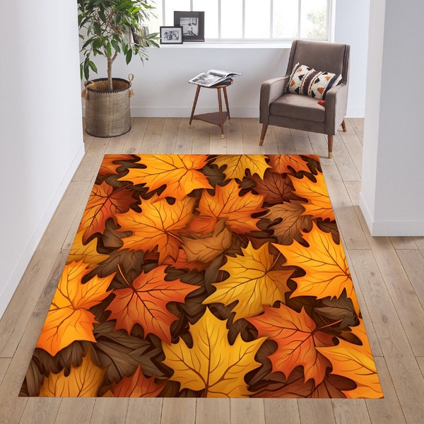Leaf Rug - Etsy