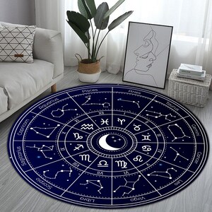 Astrology Rug, Zodiac Rugs, Horoscope Design Rug, Astrology Design Rug ...