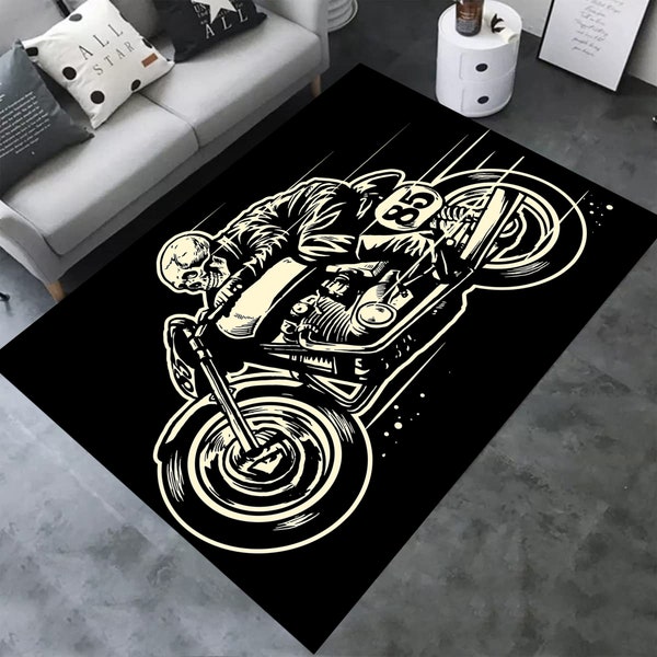 Motorcycle Rug - Etsy