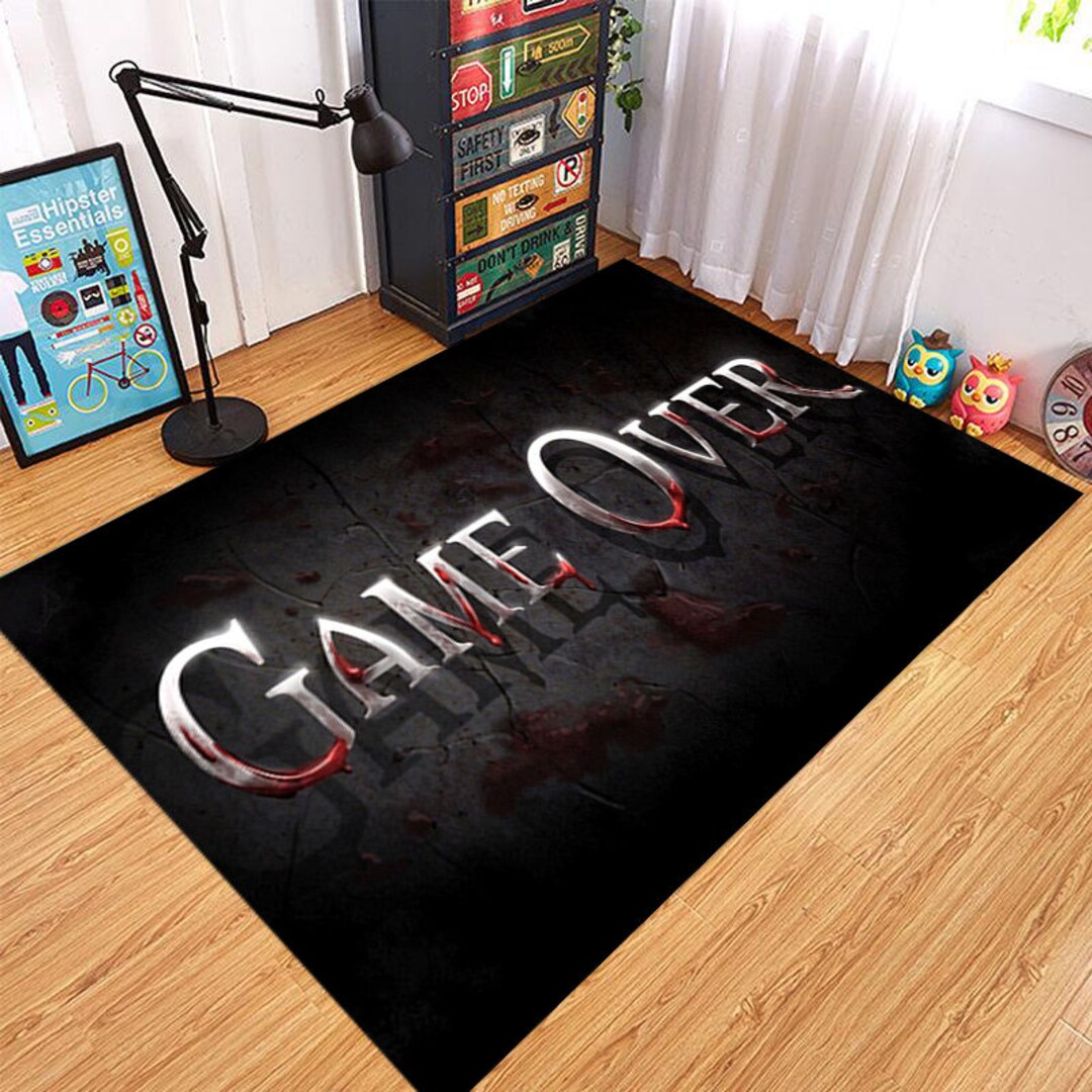 Gamer Rug, Game Room Rug, Gaming Rug, Joysticks Rug, Populer Rug, Gift ...