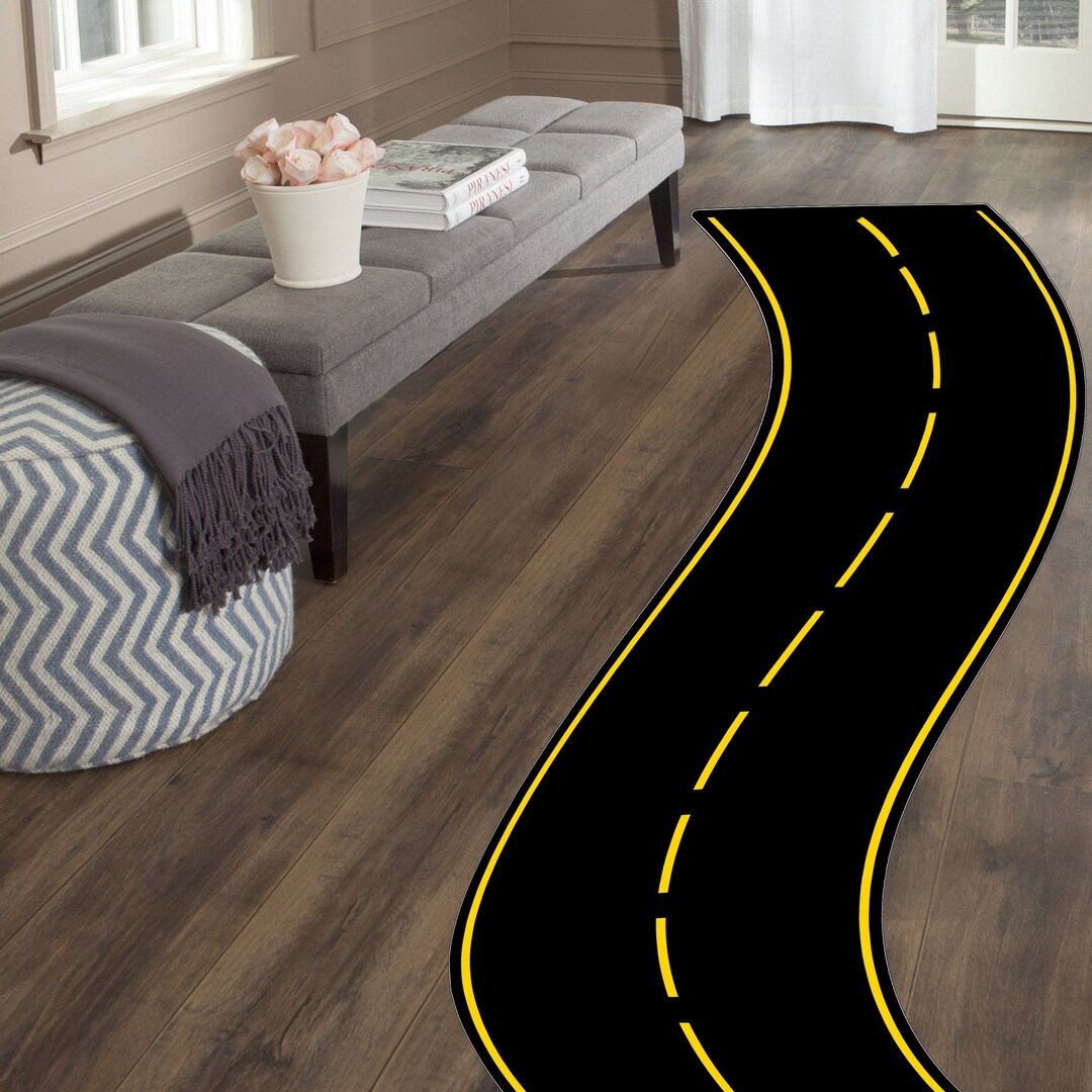 Race Track, Race Track Rug,curvy Racing Road,hallway Rug,long Racetrack ...