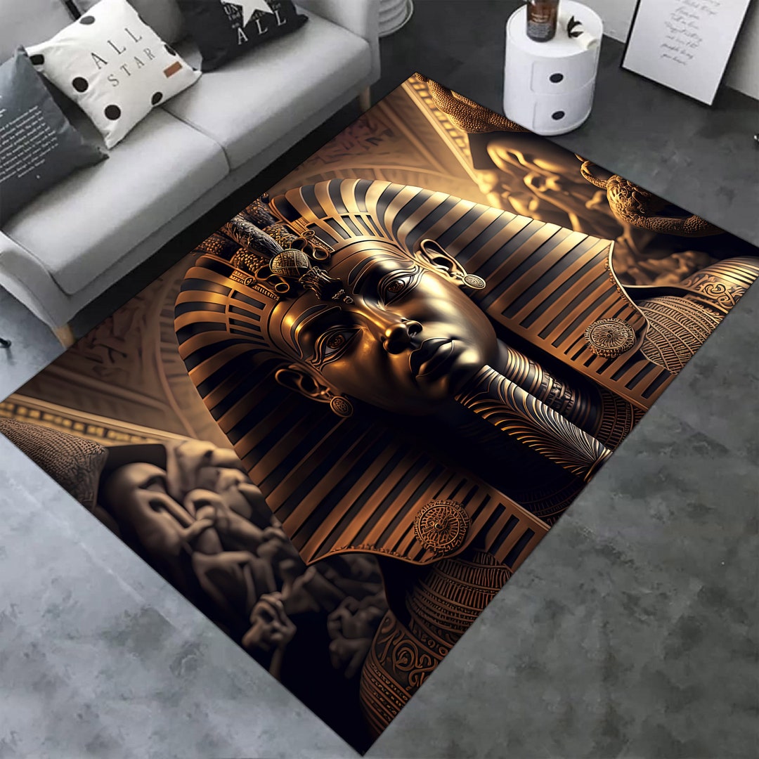 Egypt Rug,ancient Egyptian Rug,egyptian Queen,hieroglyph Pattern Rug ...