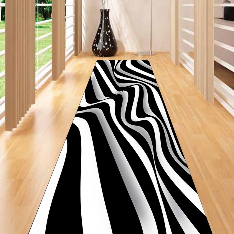 Optical Illusion Rug Runner Rug Hallway Rug Vortex Rug - Etsy