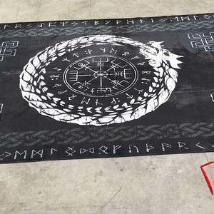 Scandinavian Mythology, Scandinavian Motifs, Viking,viking Pattern Rug ...