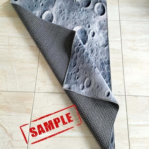 Moons Surface, Moons Crater, Moon Pattern Rug, Moon Rug, Space Rug, for ...